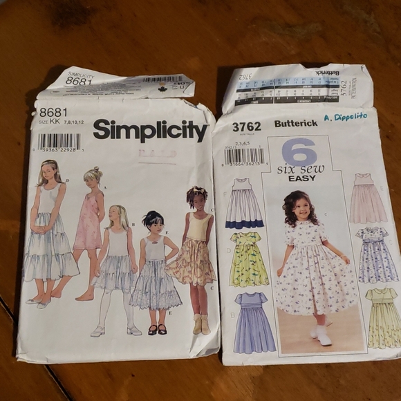 Simplicity | Other | X2 Kids Dress Patterns | Poshmark